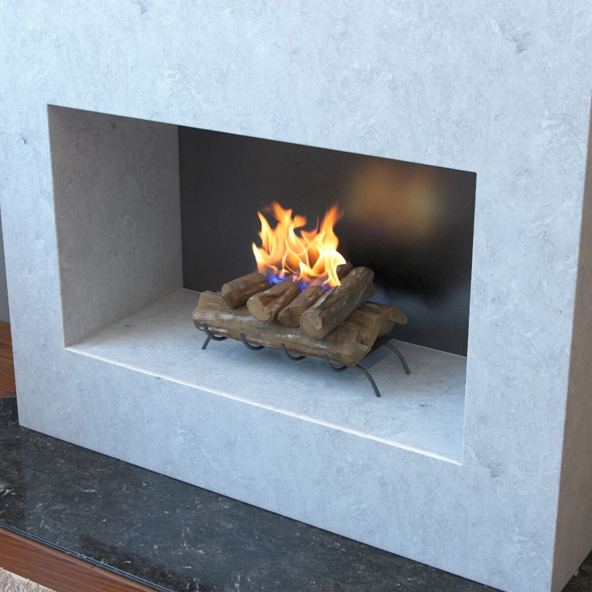 ethanol log burner