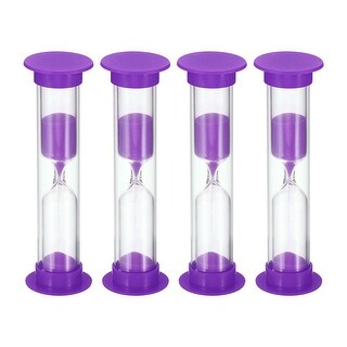 3 Minute Sand Timer, 4Pcs Small Sandy Clock, Count Down Sand Glass ...