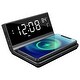 Supersonic Dual Alarm Clock with 2-in-1 Wireless Charger - Bed Bath ...