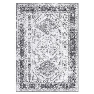 Boho Area Rug Vintage Washable Distressed Area Rug - Bed Bath & Beyond ...