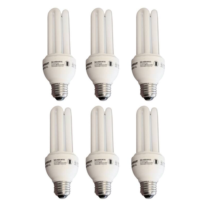 18 Watt Full Spectrum CFL Replacement Bulb (SET OF 6) Standard base by ...