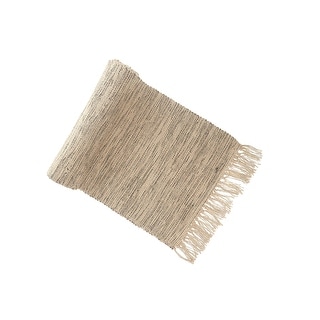 Handloom Table Runner Black Natural 18 X 54 - Set of 2 - Bed Bath ...