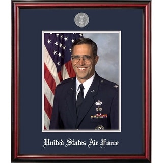 Patriot Frames Air Force 8x10 Portrait Petite Frame with Silver ...