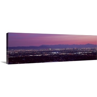 "Cityscape at sunset Phoenix Maricopa County Arizona" Canvas Wall Art ...