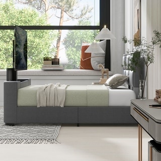 Multifunctional Design Queen Size Platform Bed - Bed Bath & Beyond ...