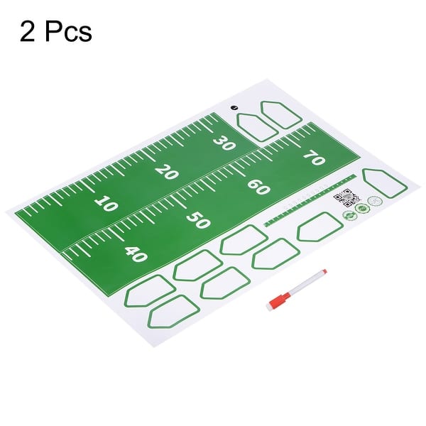 2pcs Height Growth Chart 200cm Wall Chart Ruler with Marker Pen - Bed ...