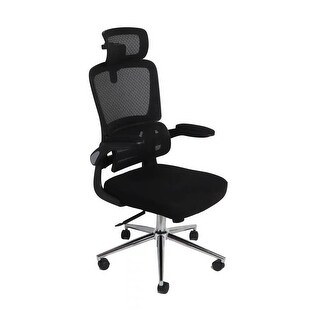Mesh Ergonomic High Back Office Chair with High Adjustable Headrest ...