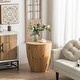 31.50"Vintage Style Bucket Shaped Coffee Table for Office, Dining Room ...