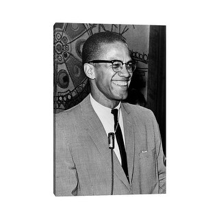 iCanvas "Malcolm X (1925-1965)" by Ed Ford Canvas Print - Bed Bath ...