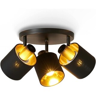 3 light rust ceiling light farmhouse ceiling lamp lighting fixture ...