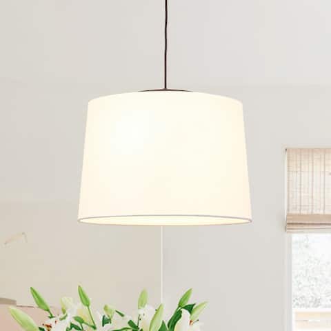 Black Fabric Pendant Lights - Overstock