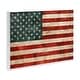 Stupell US American Flag Wood Textured Design Wood Wall Art - Bed Bath ...