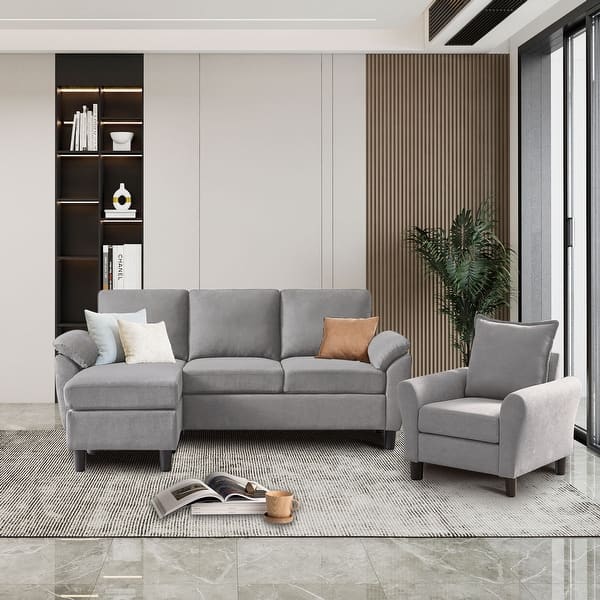 microfiber sectional sofa set