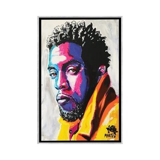 iCanvas "Chadwick Boseman" by Peter Martin Framed - Bed Bath & Beyond ...