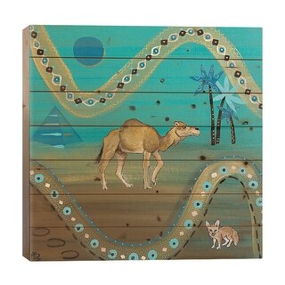 Mirage Print On Wood by Magali Modoux - Multi-Color - Bed Bath & Beyond ...