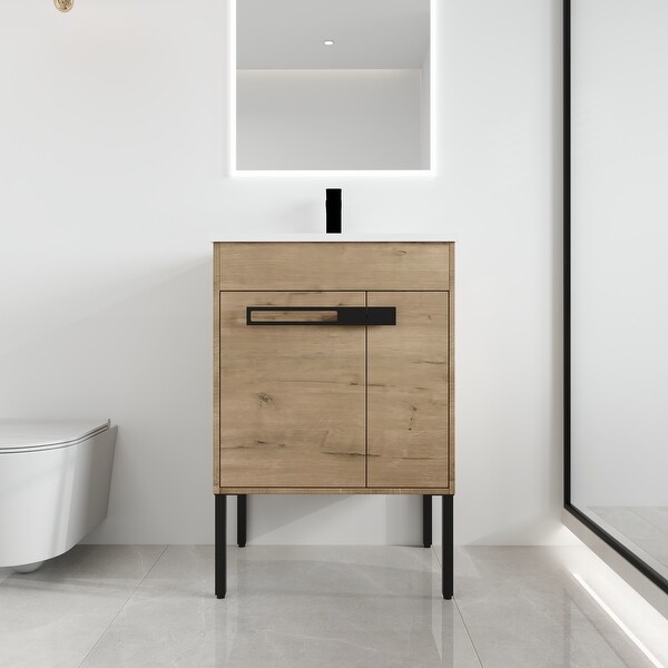 Ove Decors Gabi 48 in. Single Sink Bathroom Vanity in Rustic Ash - On ...