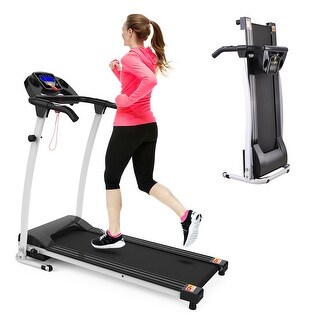 Lightweight Compact Treadmill Fitness Running Walking Jogging Exercise ...