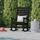 Classic Commercial Grade Outdoor All-Weather HDPE Rocking Chair - Bed ...