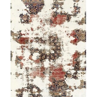 Ahgly Company Machine Washable Abstract Dark Almond Brown Area Rugs ...