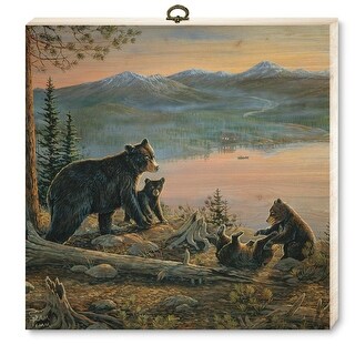 House & Homebody Co. Serenity at Twilight Wood Cutting Board - 12x12 ...