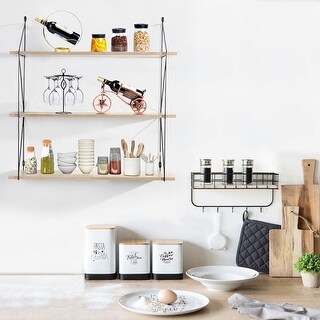 Noon 3-Tier Display Wall Shelf Storage Rack Wall Rack Holder Rack - Bed ...