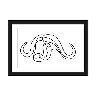 iCanvas "One Line Buffalo - Wiseacre" by Addillum - Bed Bath & Beyond ...