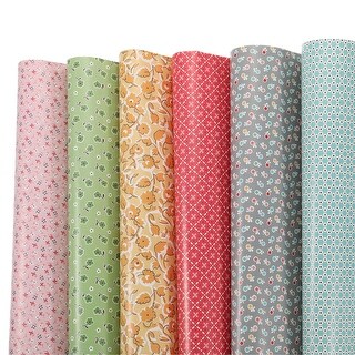 Wrapping Paper, Multi Floral 20x28" 6Pcs - Multicolor - Bed Bath ...