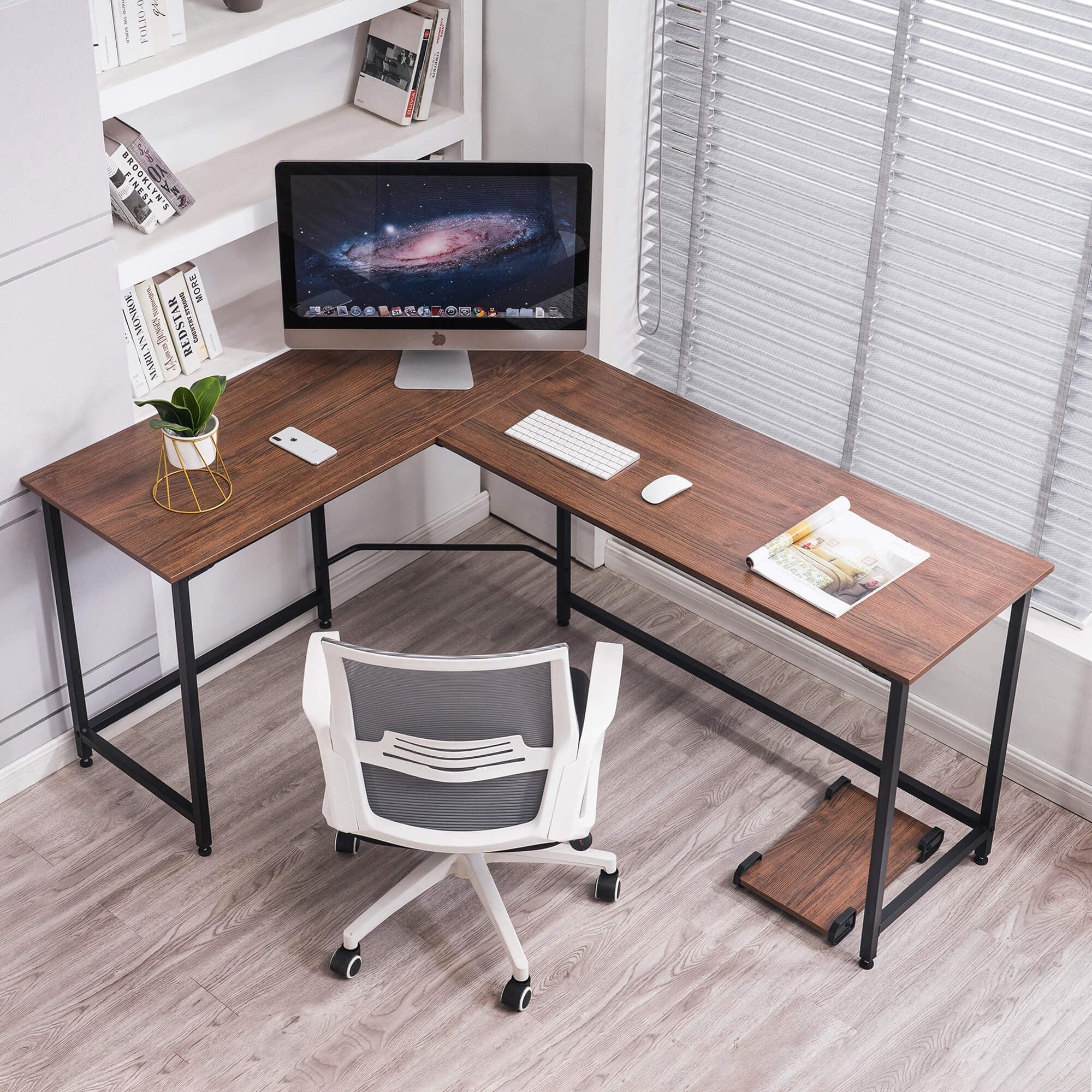 Ivinta mcombo modern gaming desk home office desk work desk store