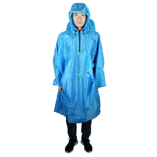 BLUEFIELD Authorized Hiking Hooded Rainwear Riding Raincoat Rain Poncho ...