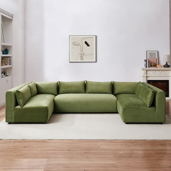 Alabama Mid-Century Modern Modular Sectional Sofa - Bed Bath & Beyond ...