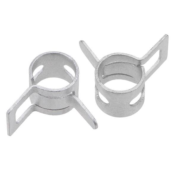 Steel Band Clamp Hose Tube Spring Clips Clamp Silver Manganese Steel ...