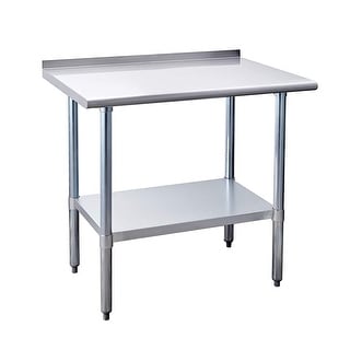 24 x 30 Inches Stainless Steel Work Table with Undershelf - Bed Bath ...