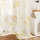 Deconovo Floral Pattern Sheer Curtain for Living Room (1 Panel) - Bed ...