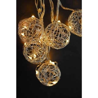 LED Wire Ball String Light - As Pictured - Bed Bath & Beyond - 26420442