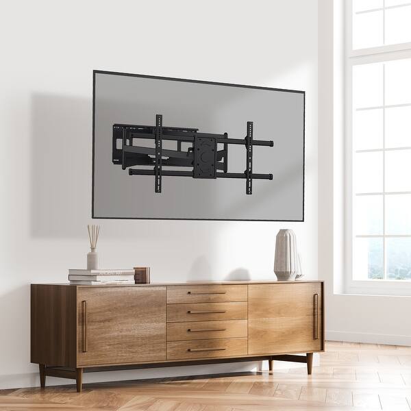 TV Stand Entertainment Center for TV Up to 61" with Full Motion Extra ...