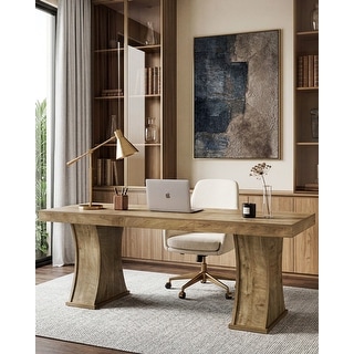 78.7" Modern Computer Desk, Extra Long 2 Person Desk - Bed Bath ...