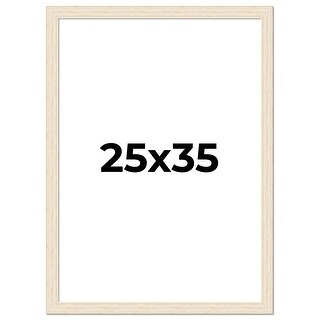 25x35 Frame White Barnwood Picture Frame - Modern Photo Frame Includes ...