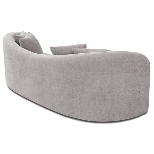 Hanar Mid Century Modern Luxury Tight Curved Back Boucle Sofa - On Sale ...