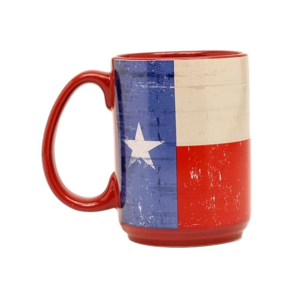 texas flag mug