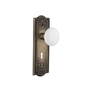 Nostalgic Warehouse Vintage Farmhouse White Porcelain Single Dummy ...