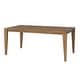 Estela Mid-century Modern Natural Rubberwood 70 in Four Leg Dining Table Seats 8 by HULALA HOME ...