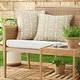 MARTHA STEWART Tulum Indoor Outdoor Pillow 2-Pack Set, Green, 18"x18 ...