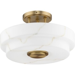 Progress Lighting P350284 Tosca 3 Light 18" Wide Semi-Flush Ceiling ...