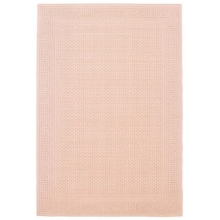ECARPETGALLERY Machine Woven Lotus Mod Blush Polypropylene Rug - 6'7 x ...