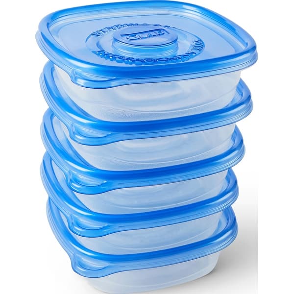 25-Ounce Food Storage Containers with Secure Seal, 5-Pack BPA-Free ...