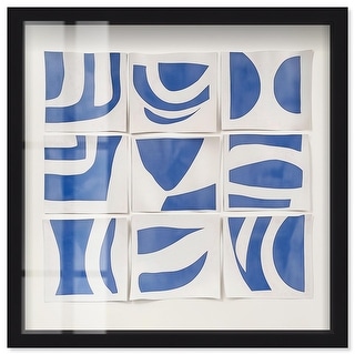 Grid of Nine II Abstract Wall Decor Shadowbox Print by Art Remedy - Bed ...