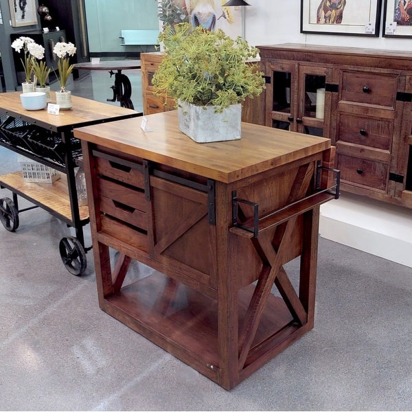 Dempsey Kitchen Island - 43.5W x 26.5D x 42H - On Sale - Bed Bath ...