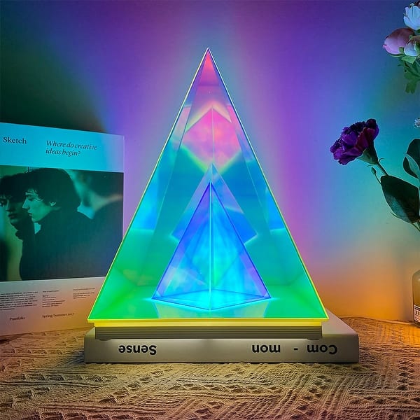 Infinity Pyramid Table Lamp - Bed Bath & Beyond - 35858305