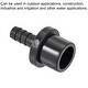 PVC Pipe Fittings Barbed Spigot Straight Hose Connector - Bed Bath ...