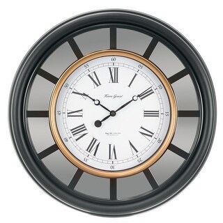kieragrace Milan Wall Clock, 22" - Black - Bed Bath & Beyond - 31436809